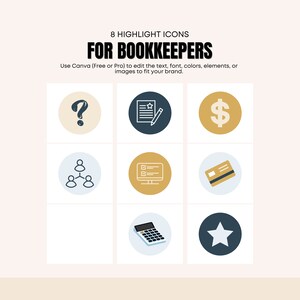 Bookkeeping Business Kit Bundle | Bookkeeper Canva Template | Finance ...