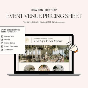 Wedding Venue Pricing Guide | Event Venue Price Sheet | Event Rental ...