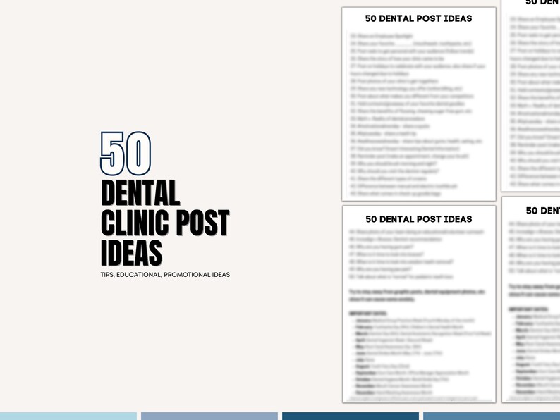 Dental Post Ideas | Dentist Clinic Post Ideas | Social Media Content ...
