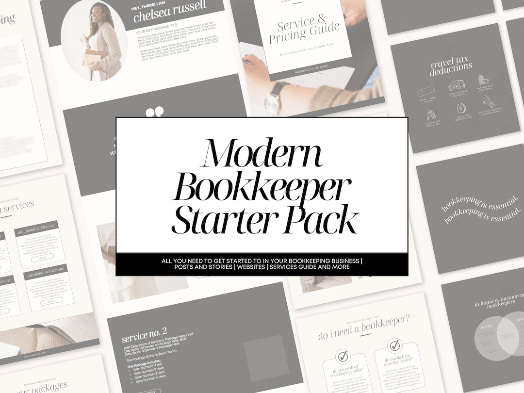 Modern Bookkeeping Posts With Captions | Bookkeeper Service Guide ...