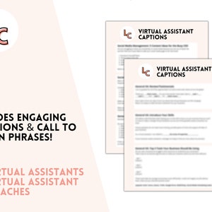 Virtual Assistant Social Media Captions | Captions for Instagram ...