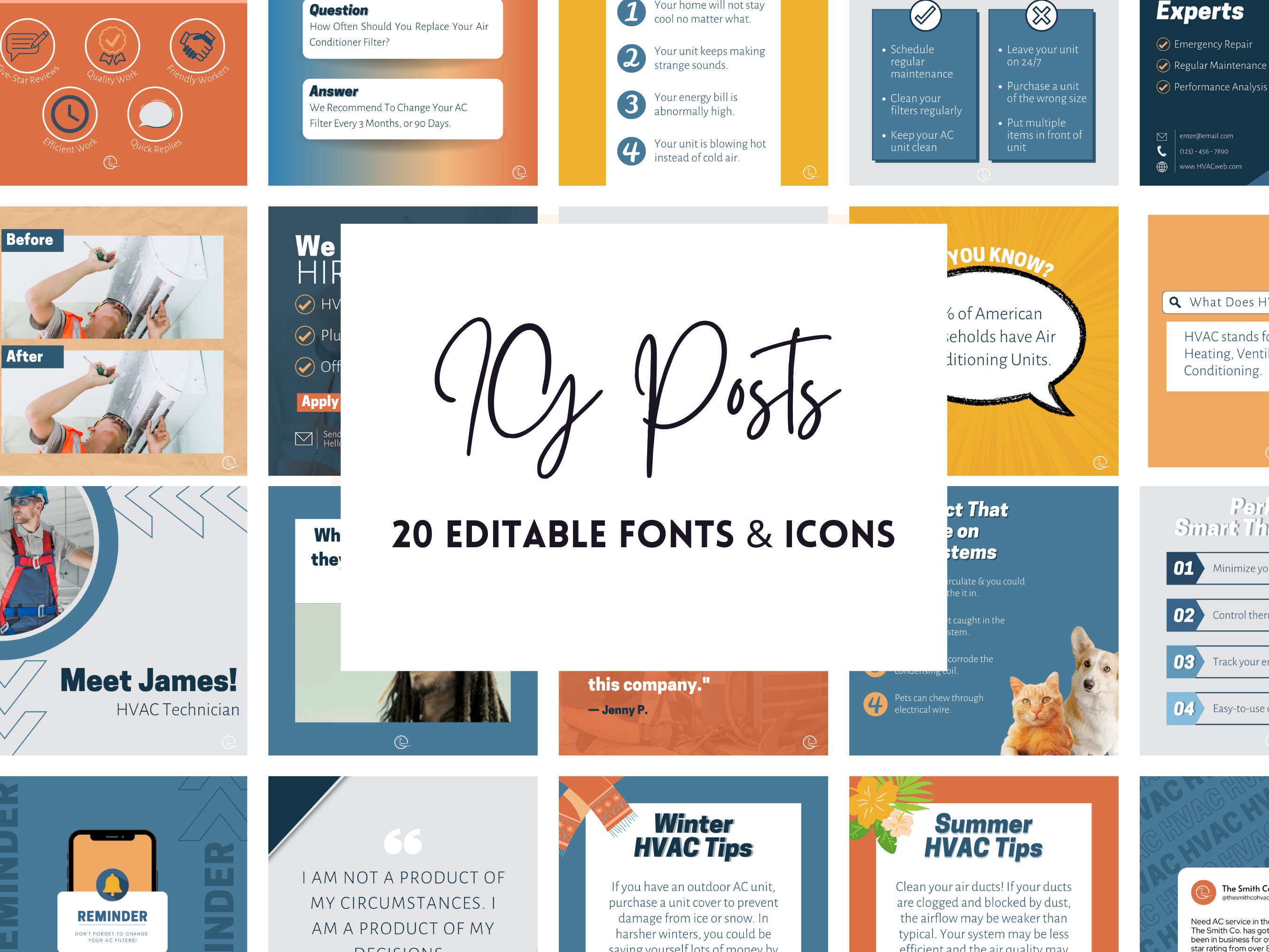 HVAC Social Media Posts | HVAC Facebook | HVAC Instagram | Air ...