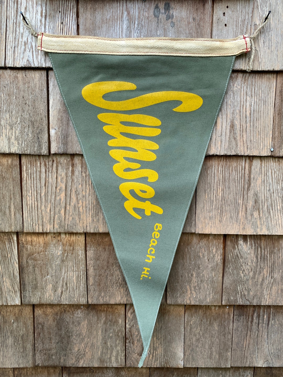 Sunset Beach Hawaii - Surf Flag - Etsy
