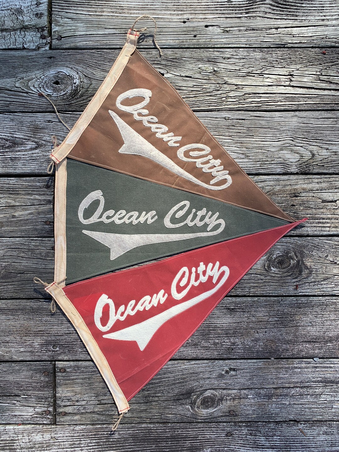 Classic Ocean City "waxy" - Surf Flag/town Pennant - Etsy