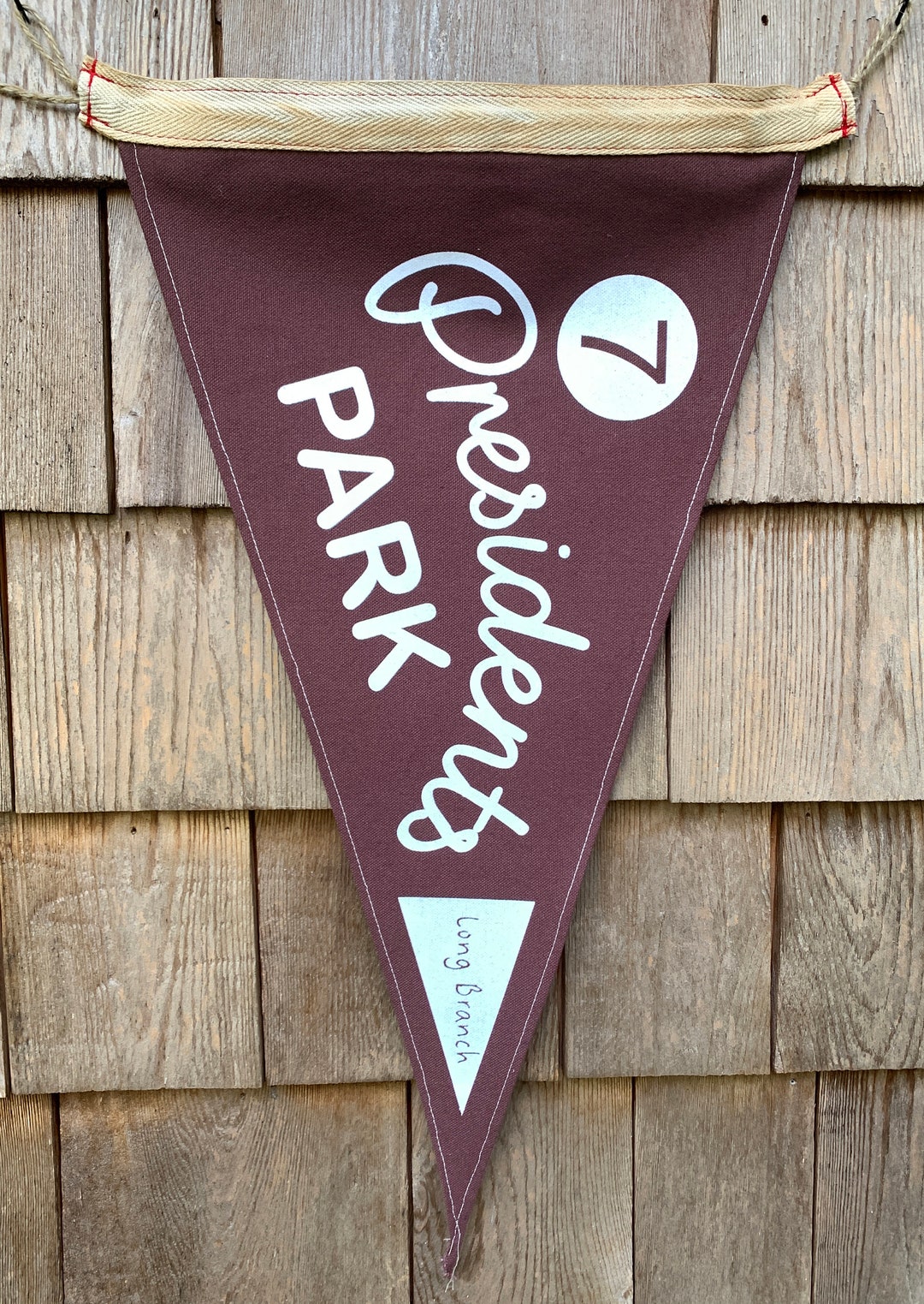Pennant - Long Branch - 7 Presidents - Etsy