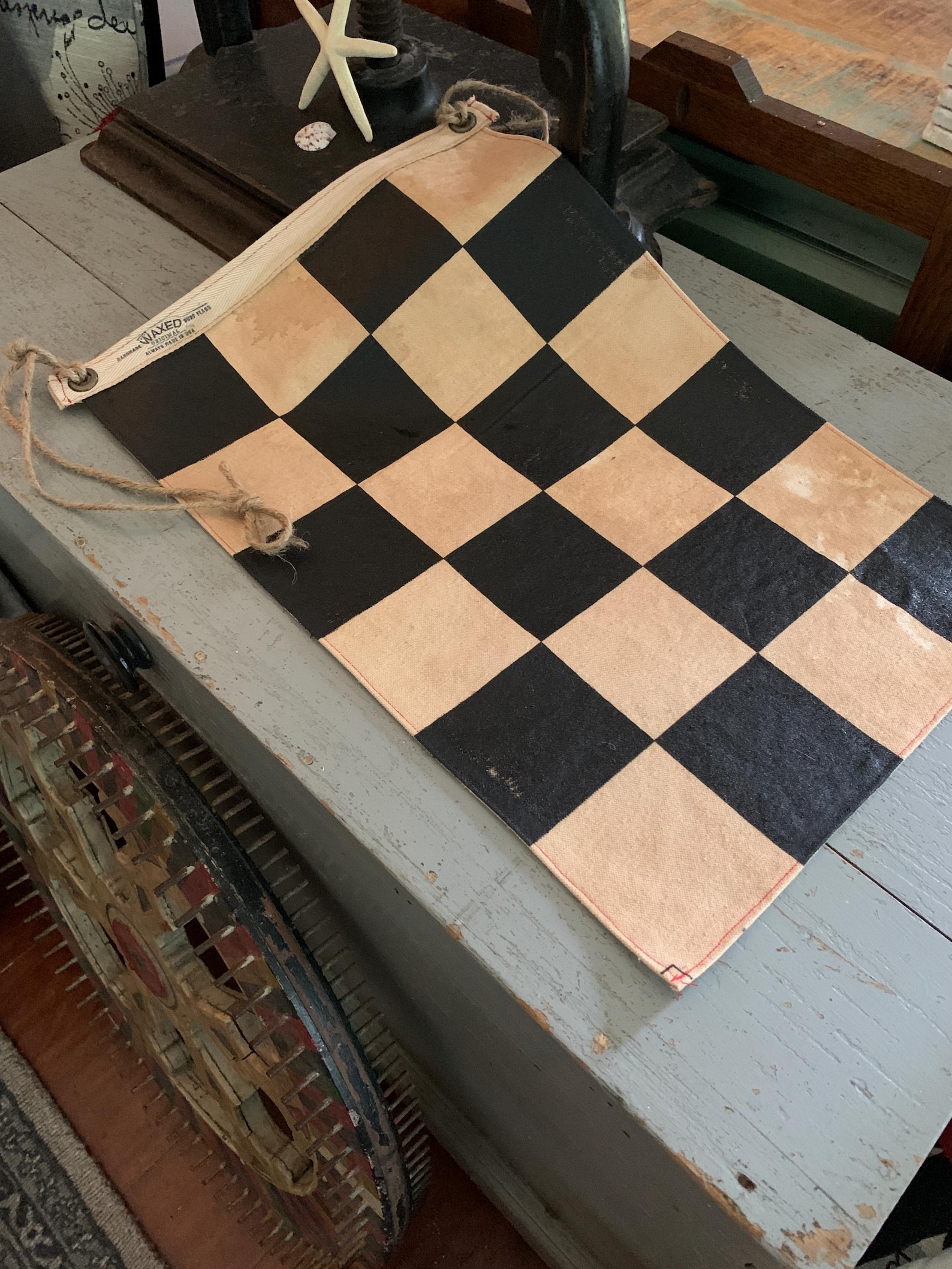 Hot Rod "checkers" - Vintage Styled Flag - Etsy