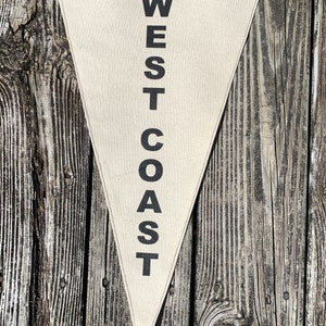 West Coast - Surf Flag - Etsy