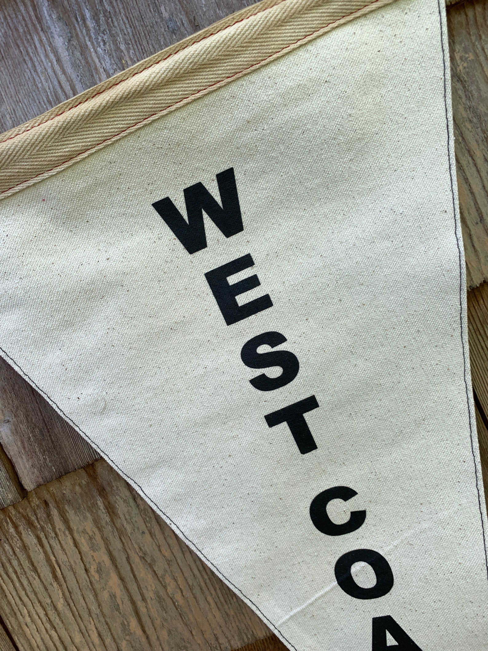 West Coast - Surf Flag - Etsy