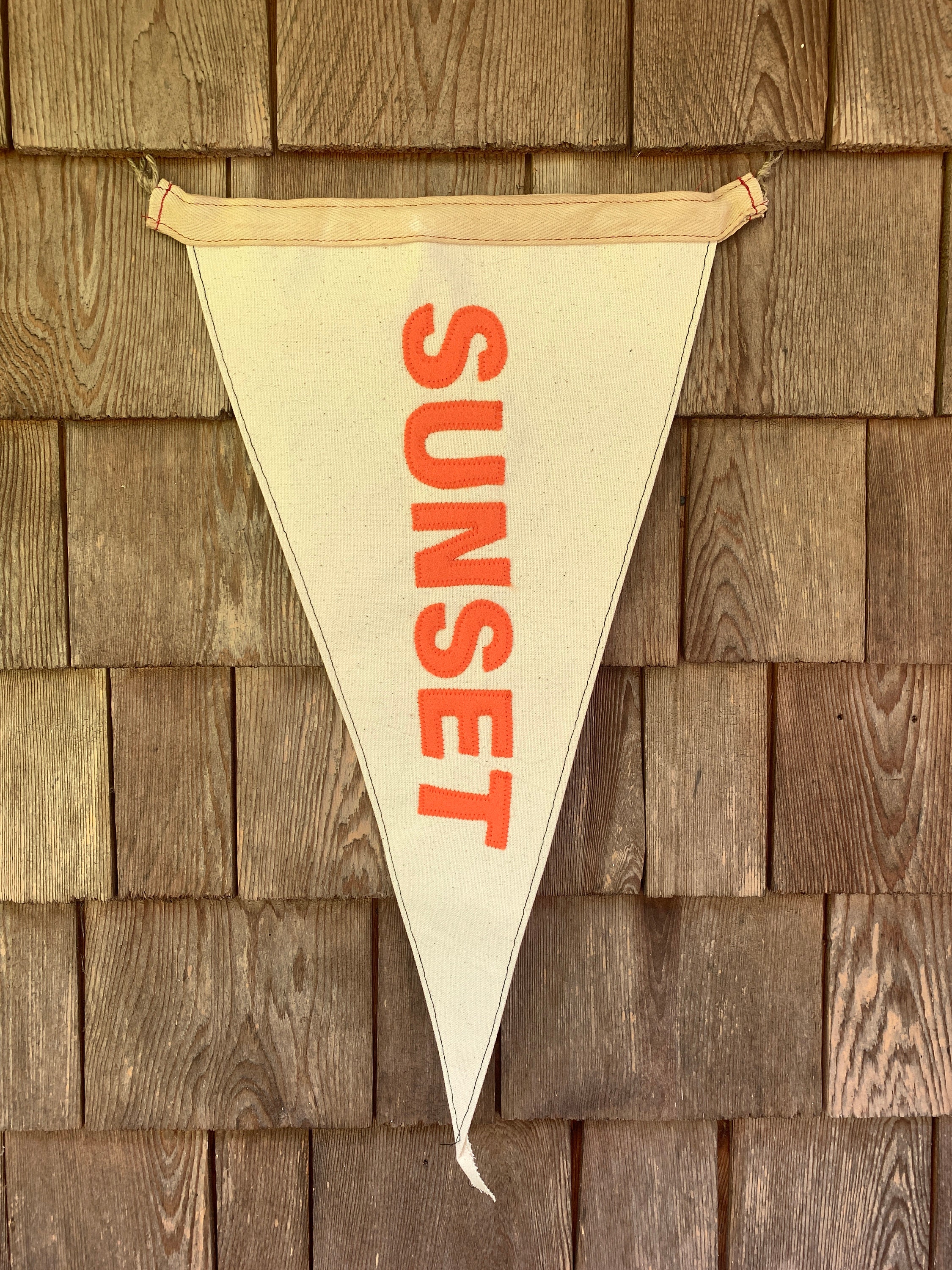 SUNSET - Hand-sewn - Surf Flag - Etsy