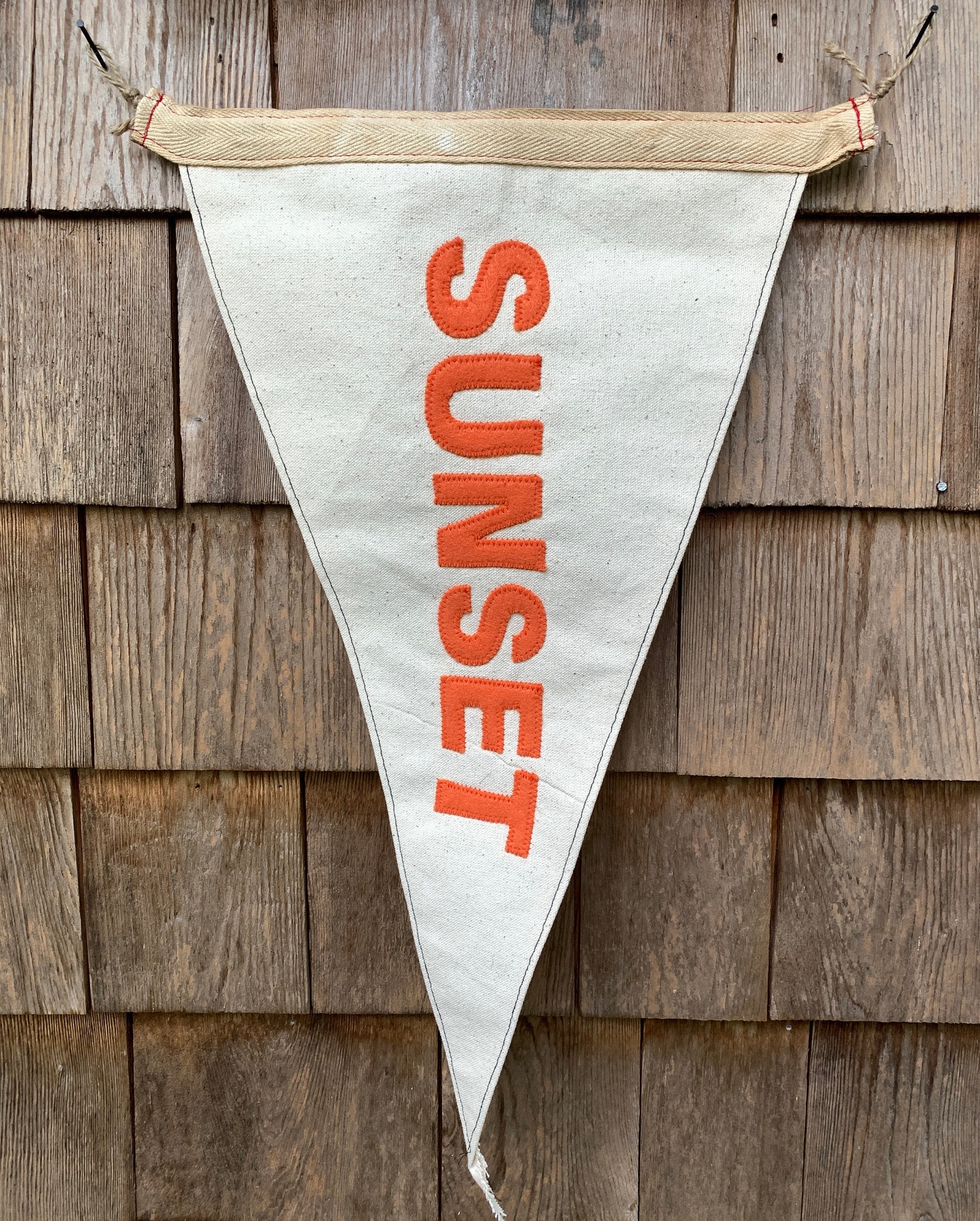 SUNSET - Hand-sewn - Surf Flag - Etsy