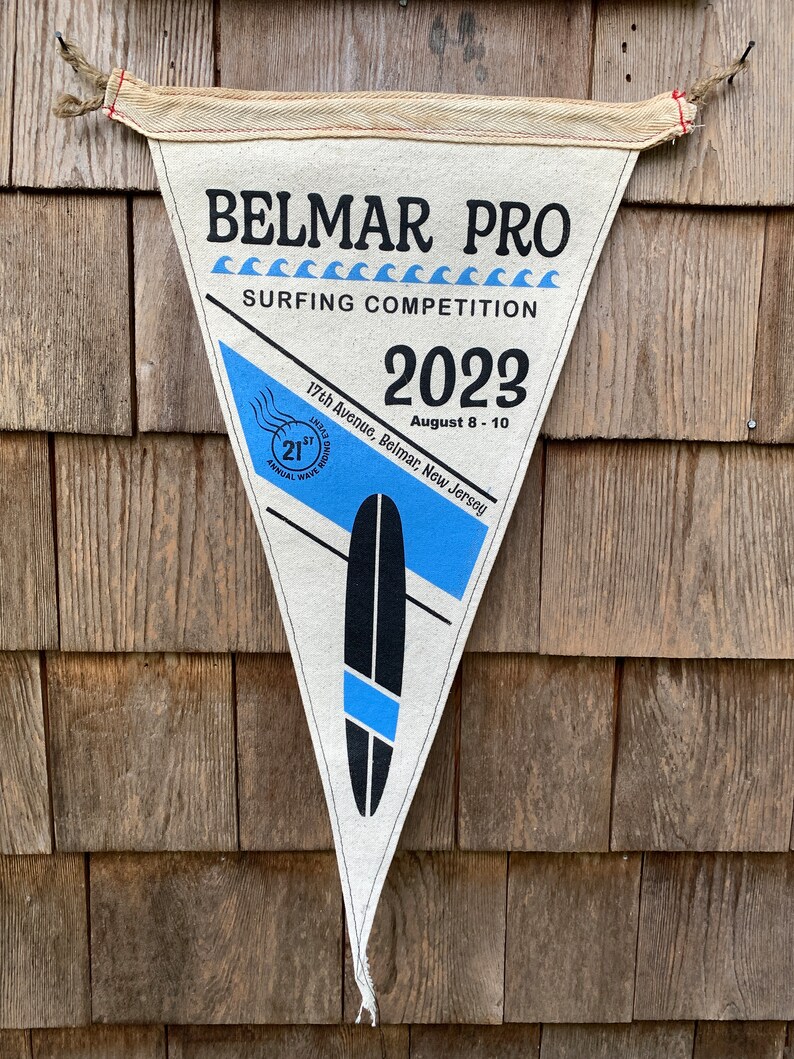 Belmar Pro 2023 Contest - Surf Flag - Etsy