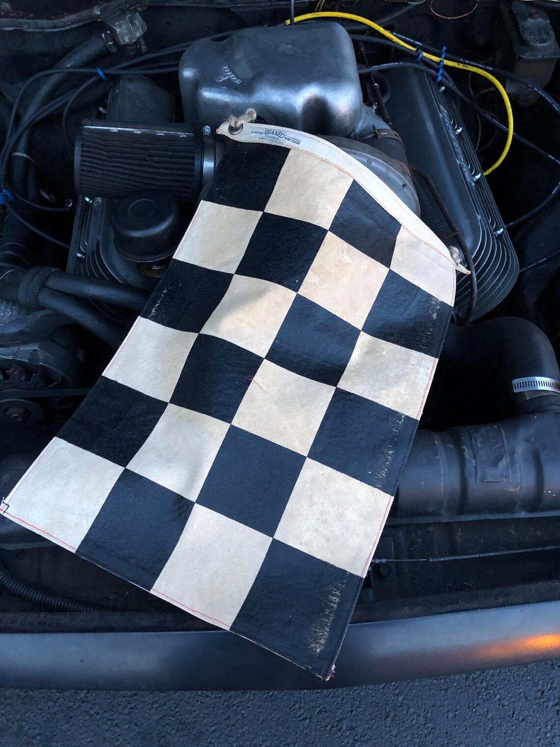 Hot Rod "checkers" - Vintage Styled Flag - Etsy