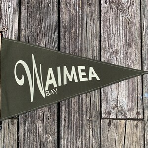 Waimea - Surf Flag - Etsy