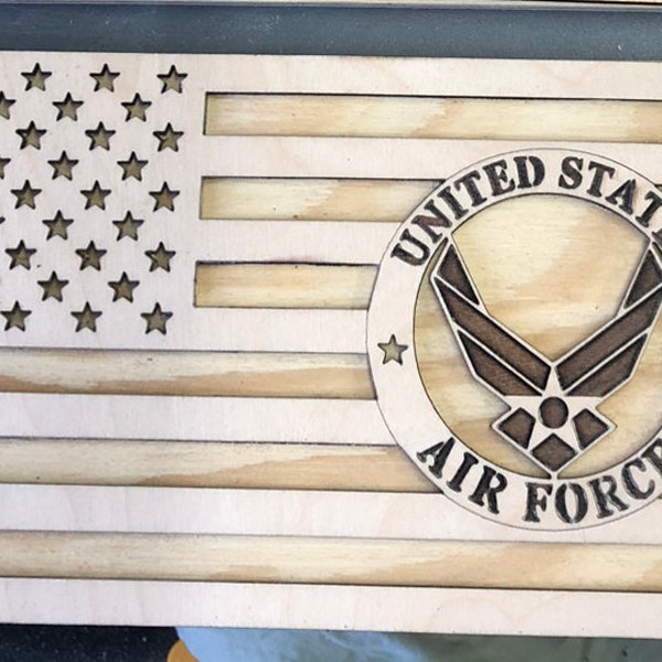US Navy Logo for Laser Cut and Burn. Flag Gift for American Veteran ...