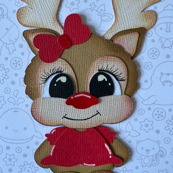 Reindeer Die Cut - Etsy