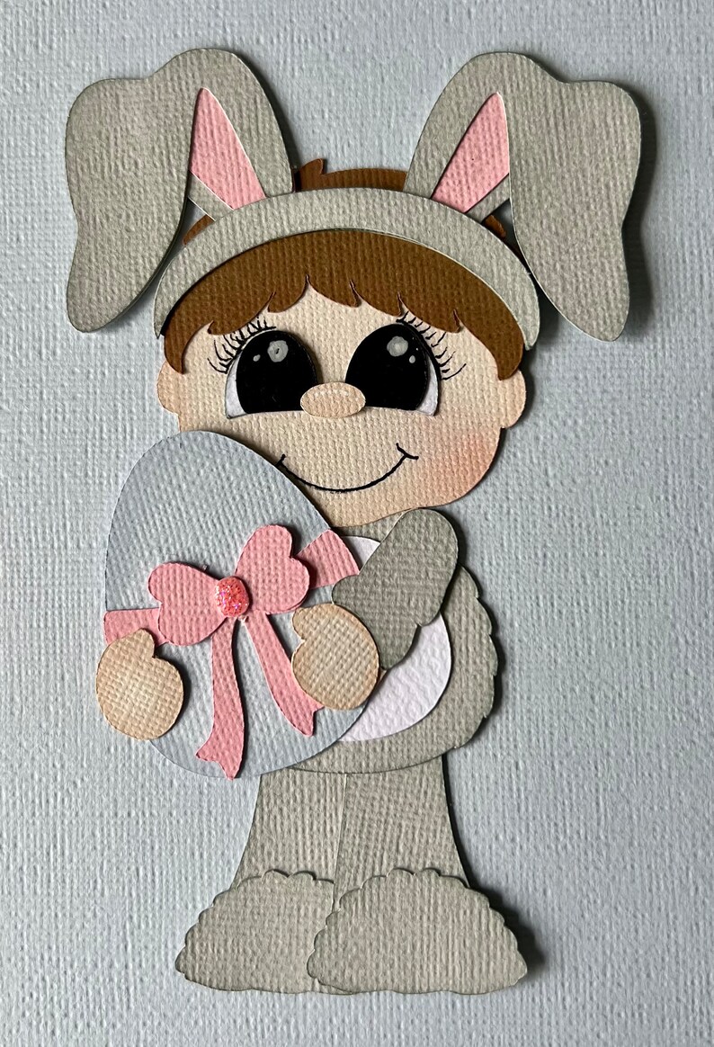 Easter Cutie Die Cut Paper Pieced for Scrapbooking and Cardmaking - Etsy