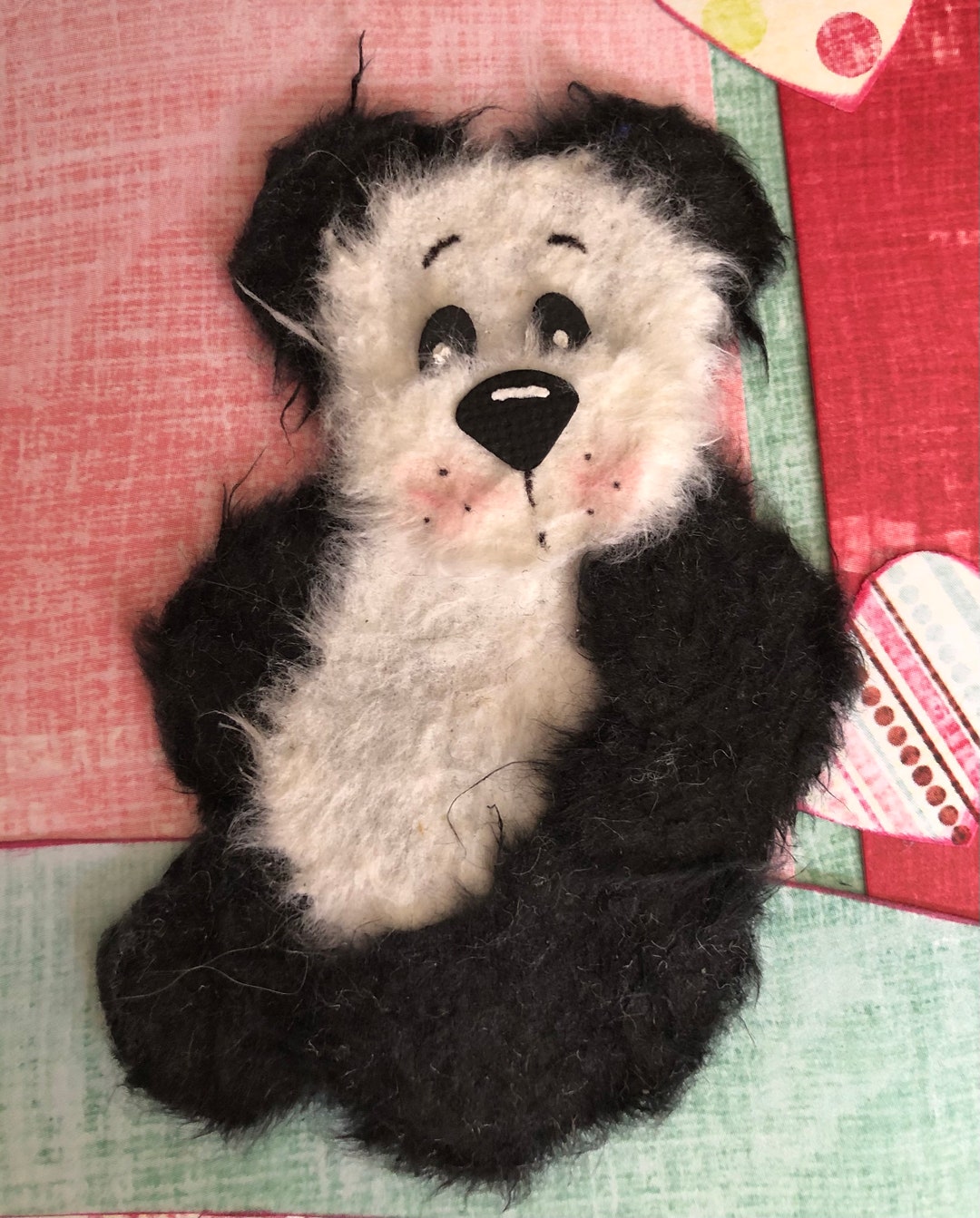 Panda Tear Bear Die Cut Paper Piecing - Etsy