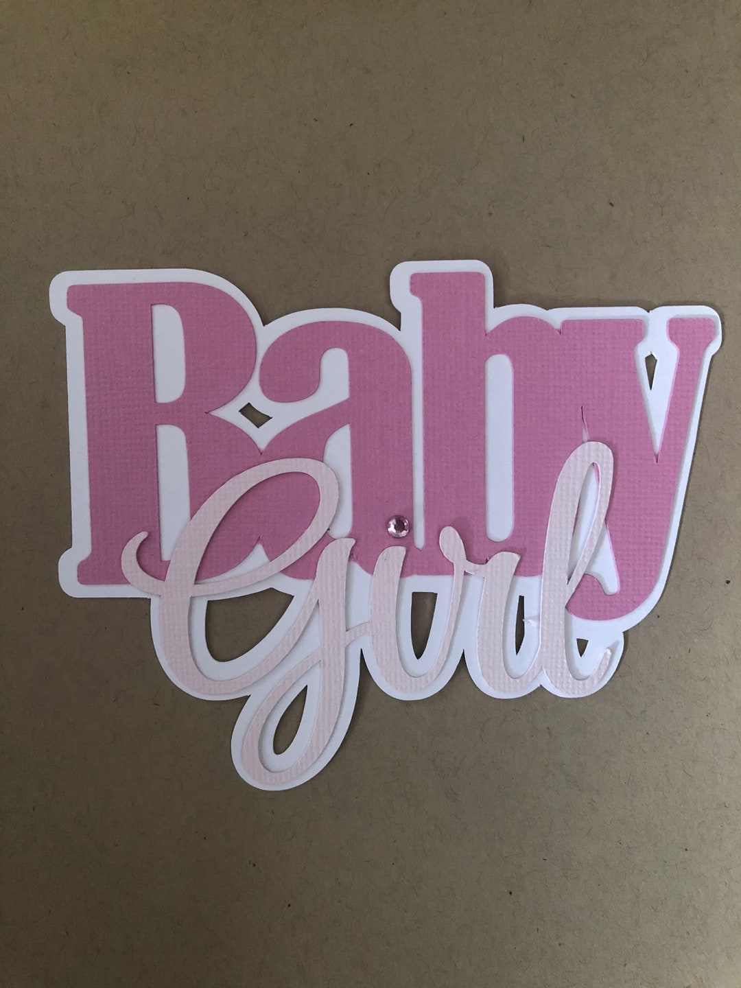 Scrapbook Title Paper Pieced Die Cut - Etsy