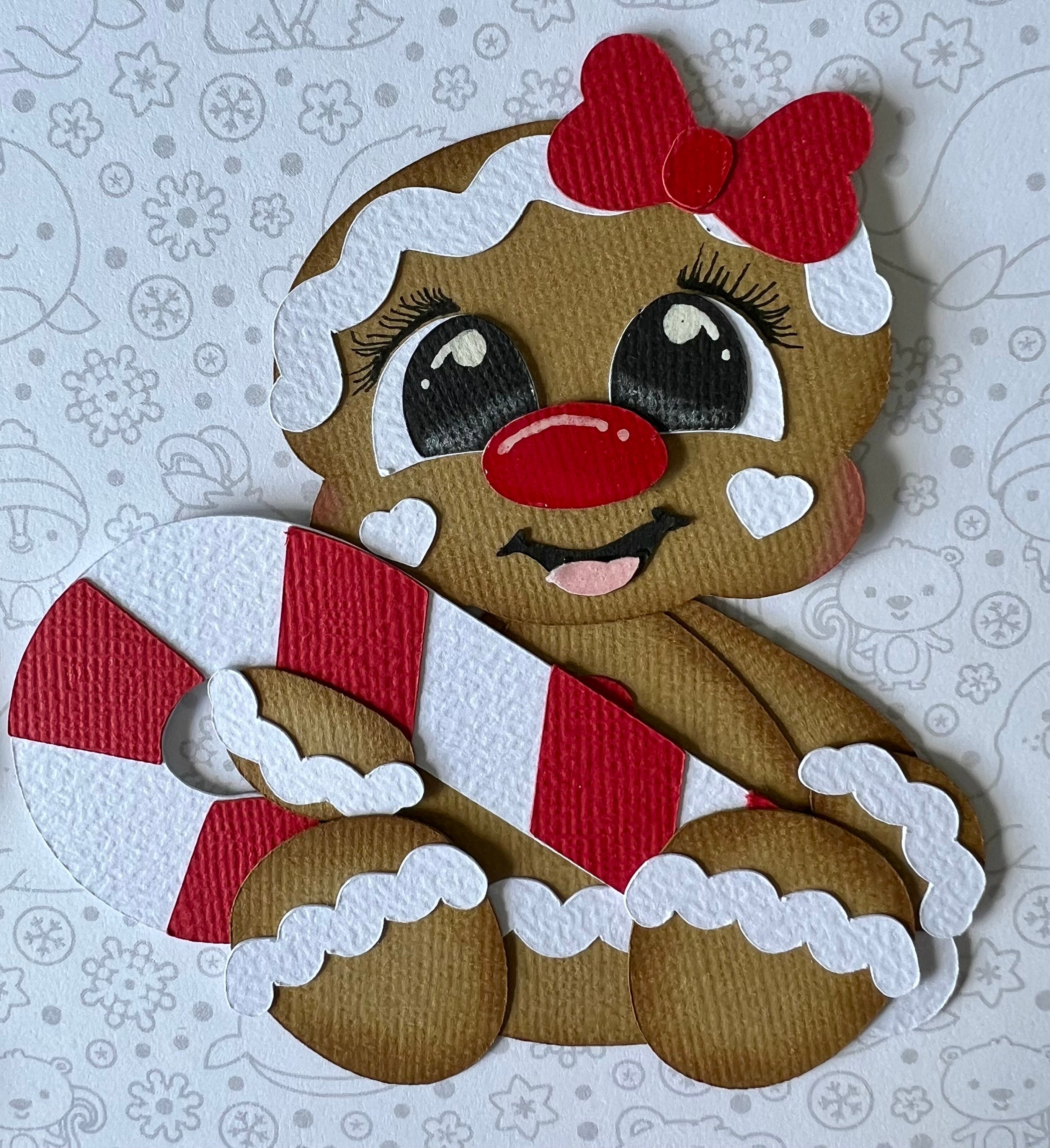 Girl Ginger Die Cut for Scrapbooking and Cardmaking - Etsy