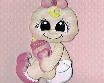 Boy Present Ginger Die Cut Paper Pieced for Scrapbooking and Cardmaking ...