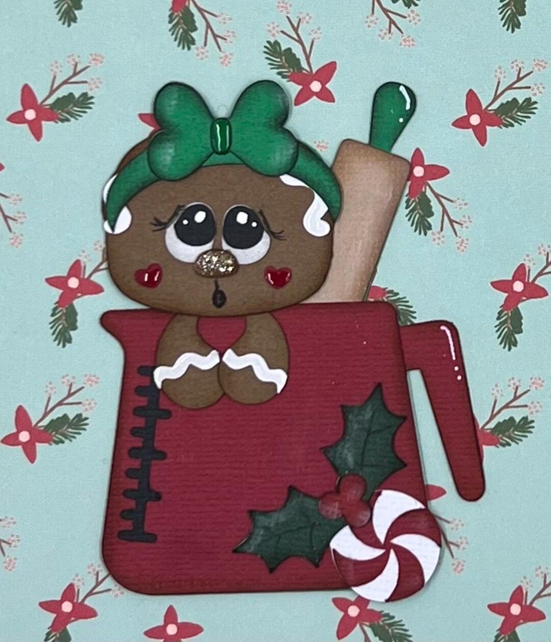 Baking Ginger Die Cut Paper Pieced - Etsy