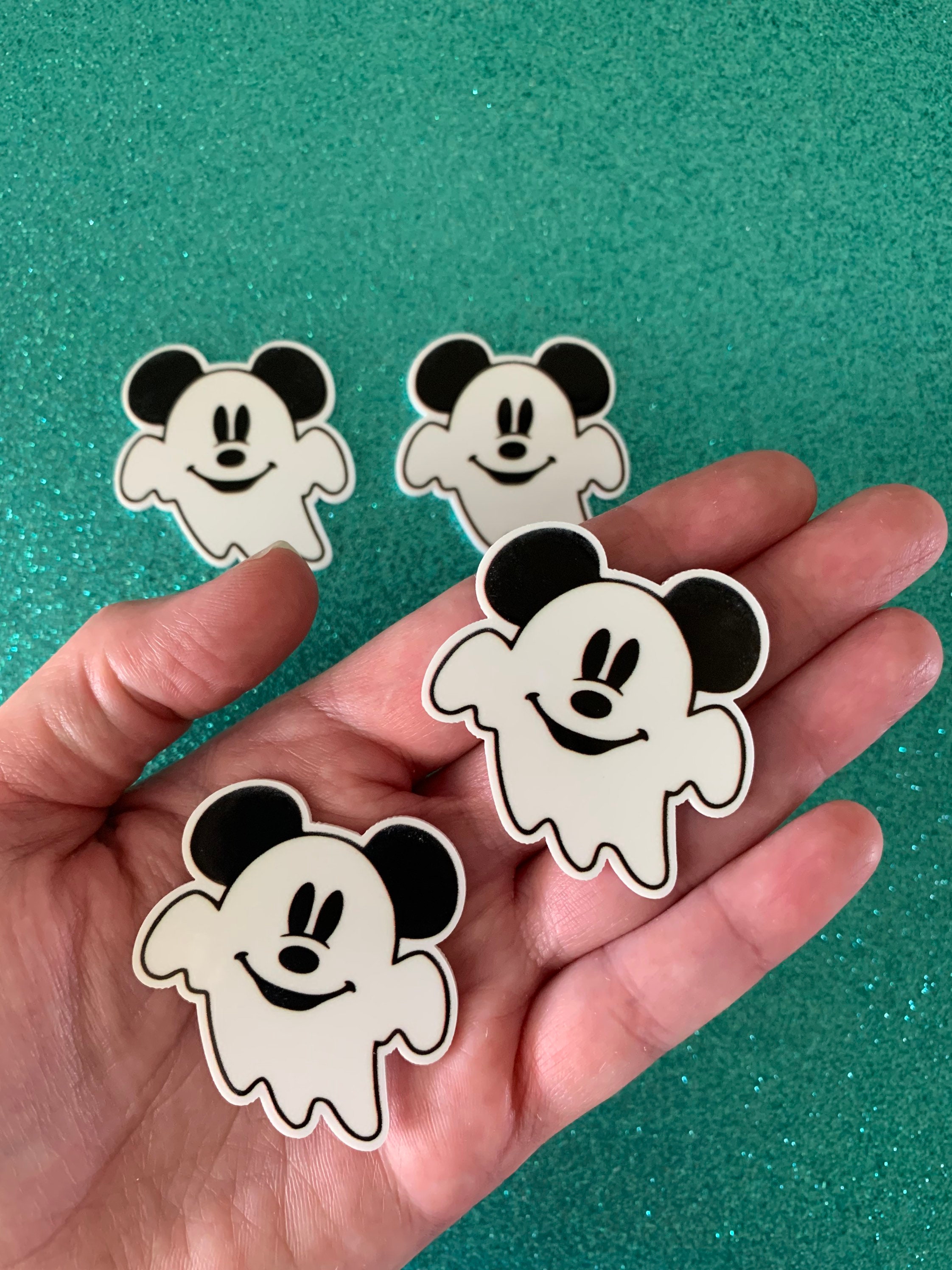 Mickey Ghosts Plastic Resin Embellishments DIY Crafts - Etsy