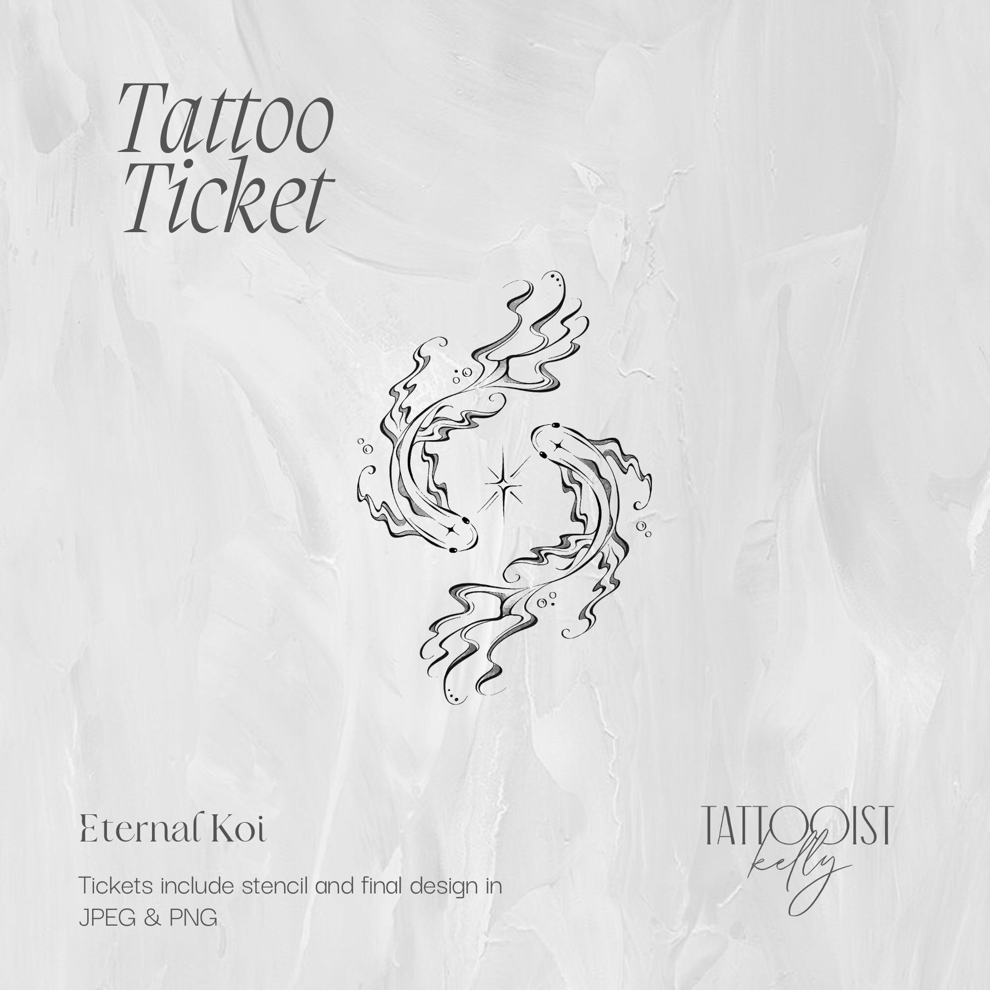 Tattoo Tickets by Tattooist Kelly | Flash Designs | Yin Yang Eternal ...