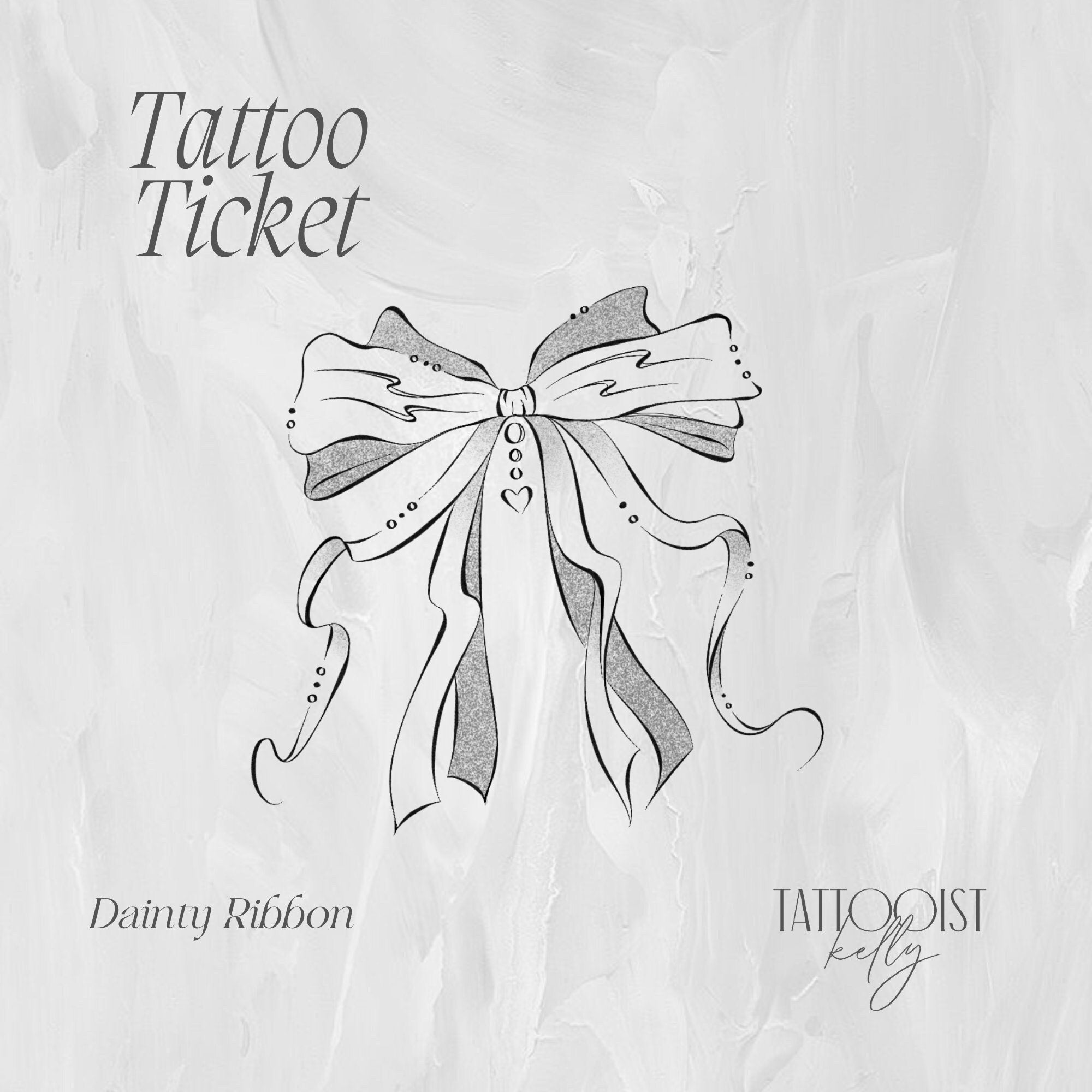 Ribbon Bow Tattoo Drawings