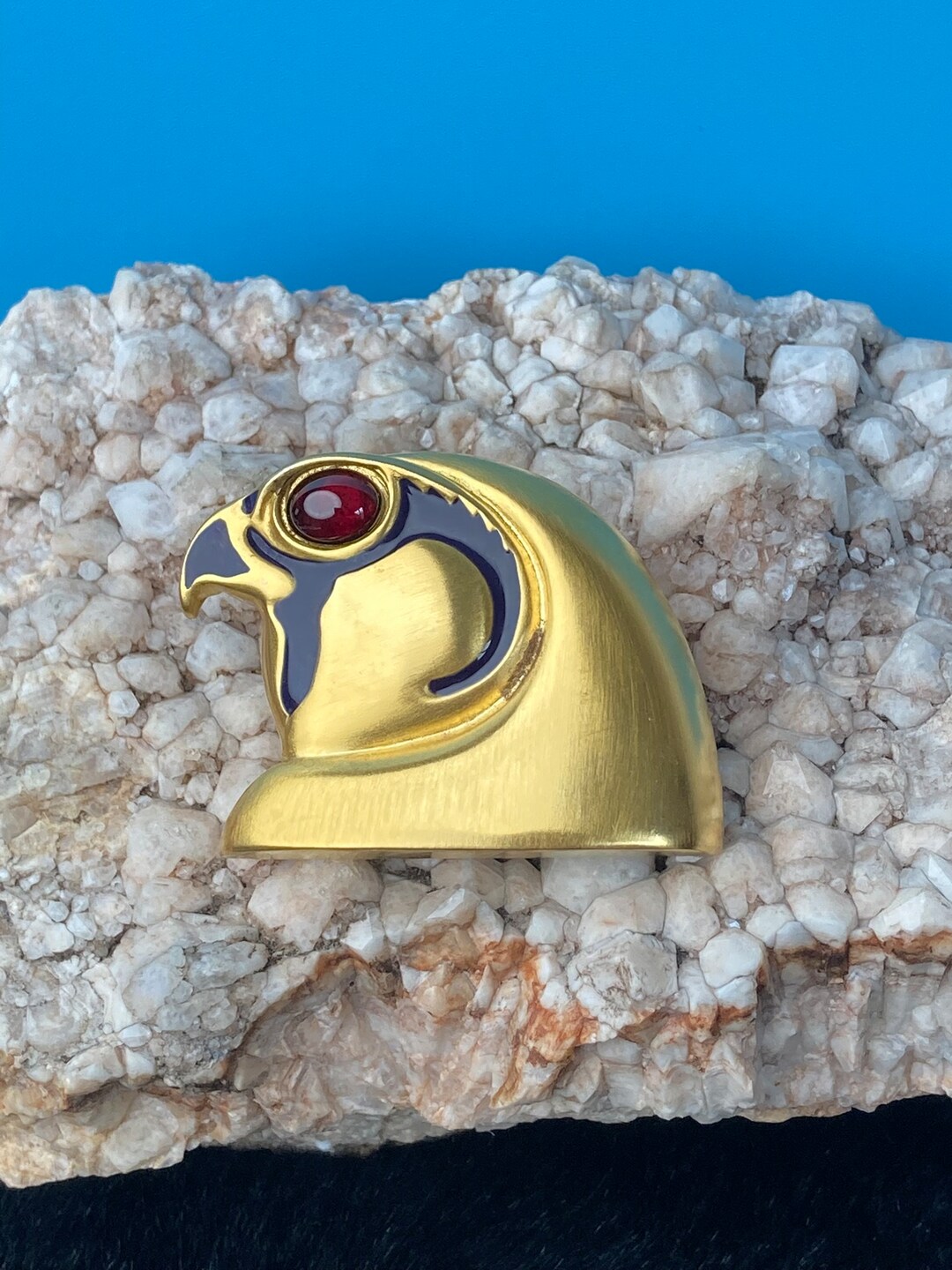 Vintage Egyptian Falcon Brooch Vintage MMA Brooch - Etsy