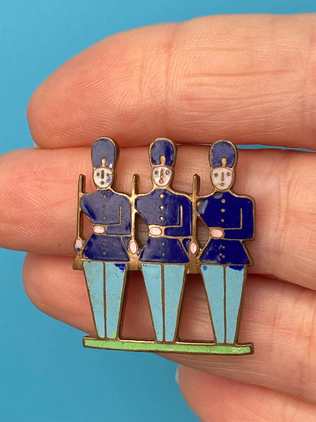 Antique Toy Soldier Brooch, Antique Soldier Pin, Christmas Soldier ...