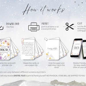 Muslim Daily Dua Flashcard, Digital Daily Dhikr Card, Everyday Dhikr ...