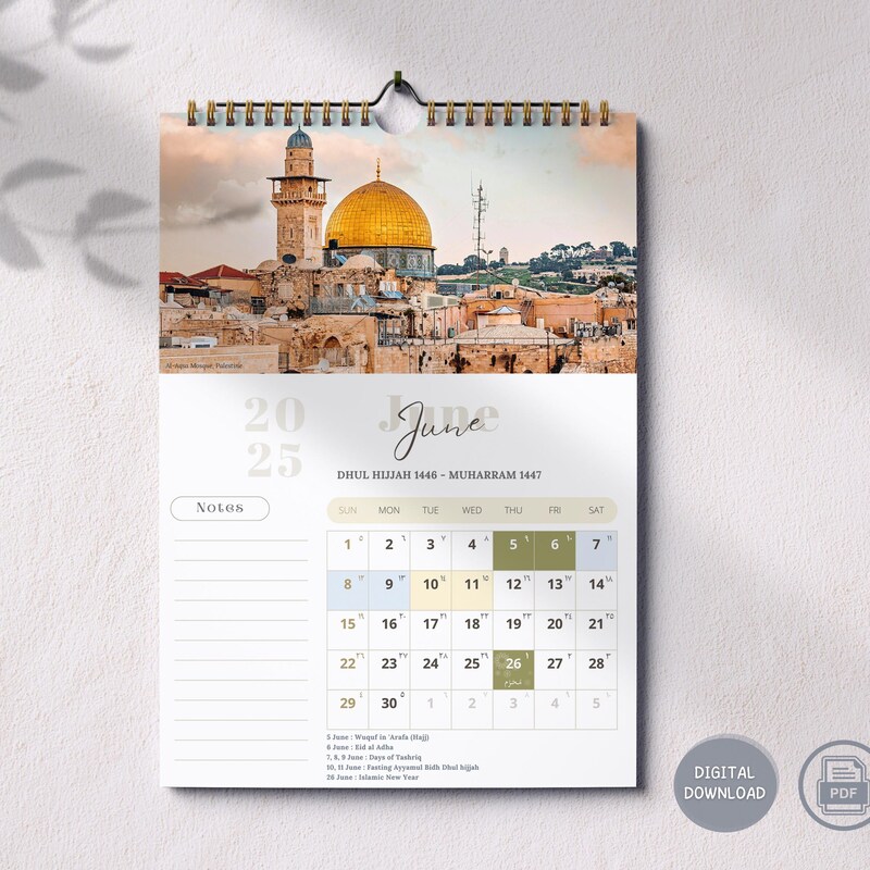 Kalendar islam 2025 - Etsy.de