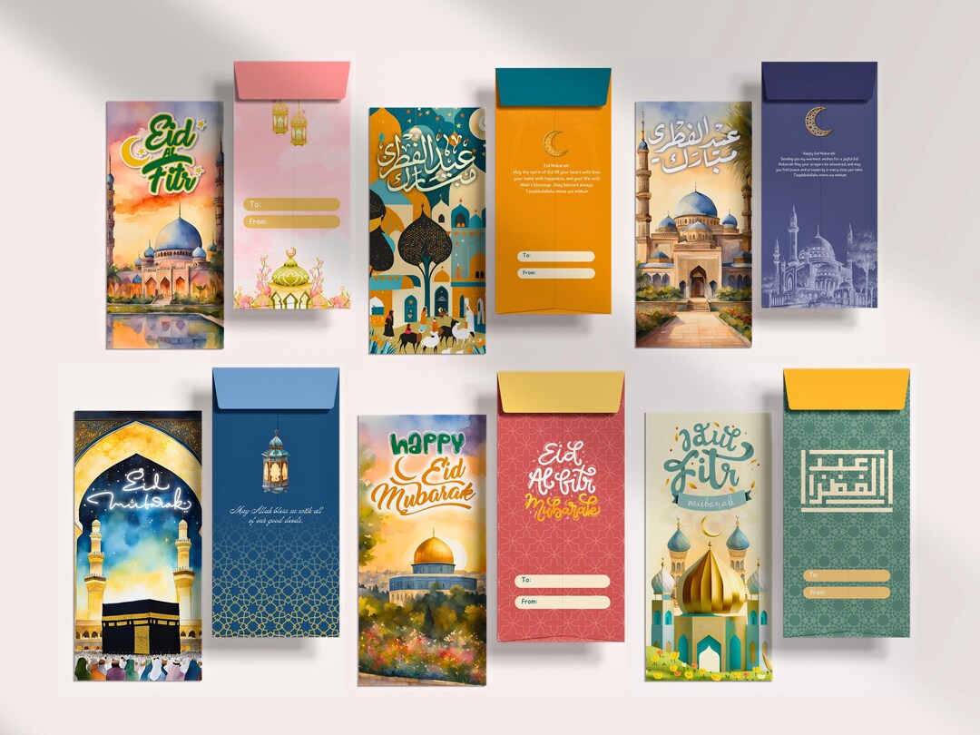 DIY Ramadan Eid Money Envelope, Ramadan Card Envelopes, Mosque Envelope ...