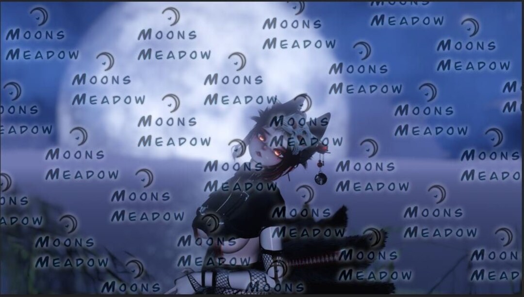 Anime Fox Girl Under the Moon - Etsy