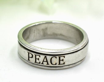 Peace Ring | Etsy