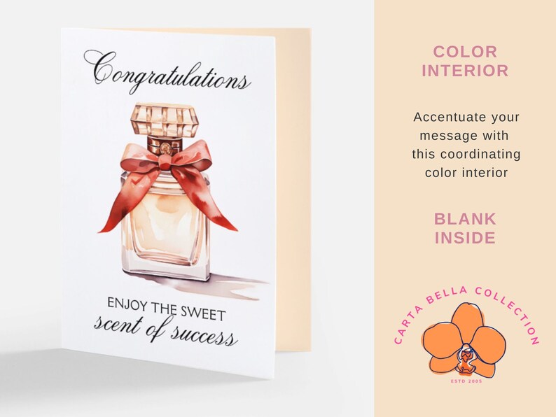 Congratulations, Enjoy the Sweet Scent of Success Greeting Card ...
