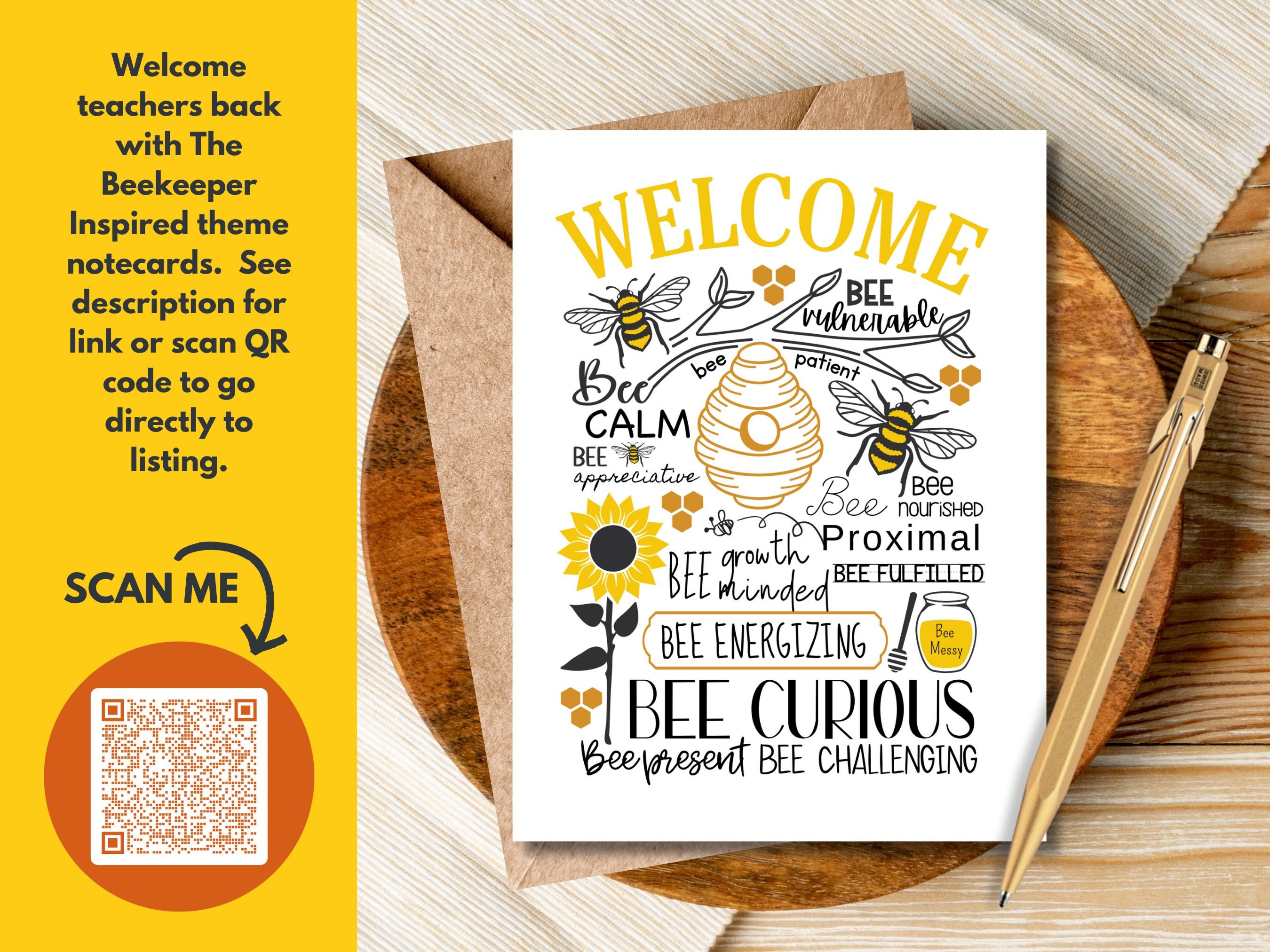 Bee-inspired Growth Mindset Poster With Bee Curious, Bee Patient, Bee ...