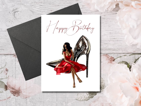 Divine Diva Birthday Card Delta Birthday Card Birthday | Etsy