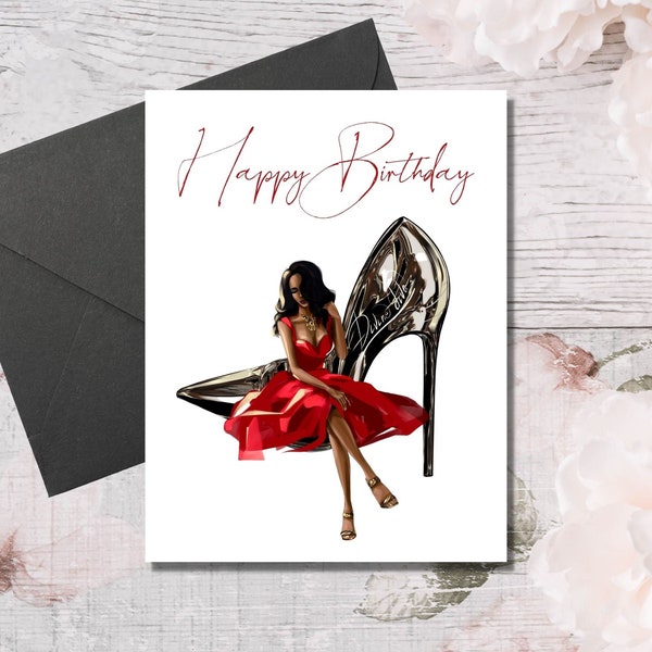 Delta Sigma Theta Sorority Birthday Card - Etsy