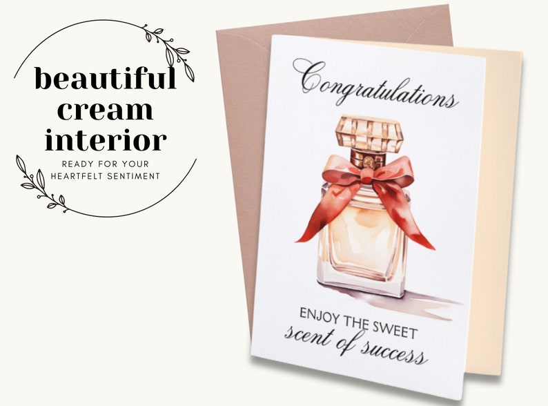 Congratulations, Enjoy the Sweet Scent of Success Greeting Card ...