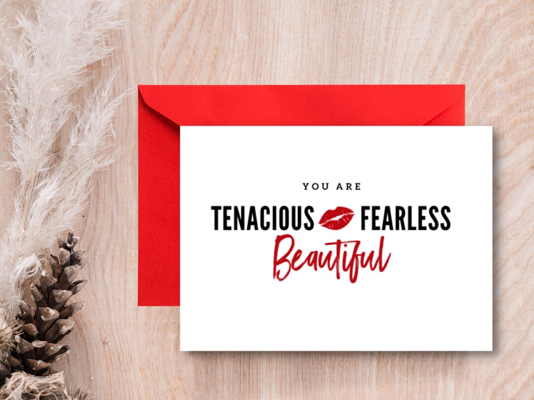 Empowered Women Notecards: Fearless Graduation Stationery - Etsy