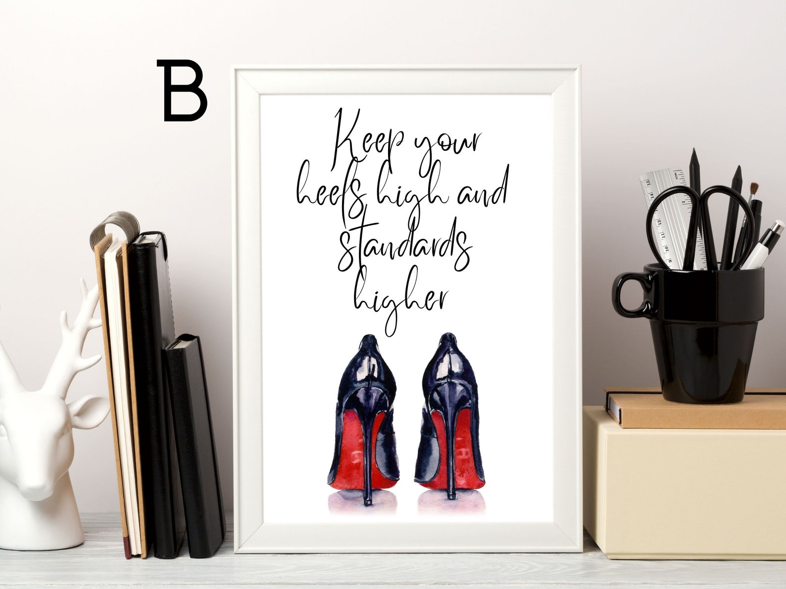 Louboutin Heels Poster: Stiletto Fashion Print (digital Download) - Etsy