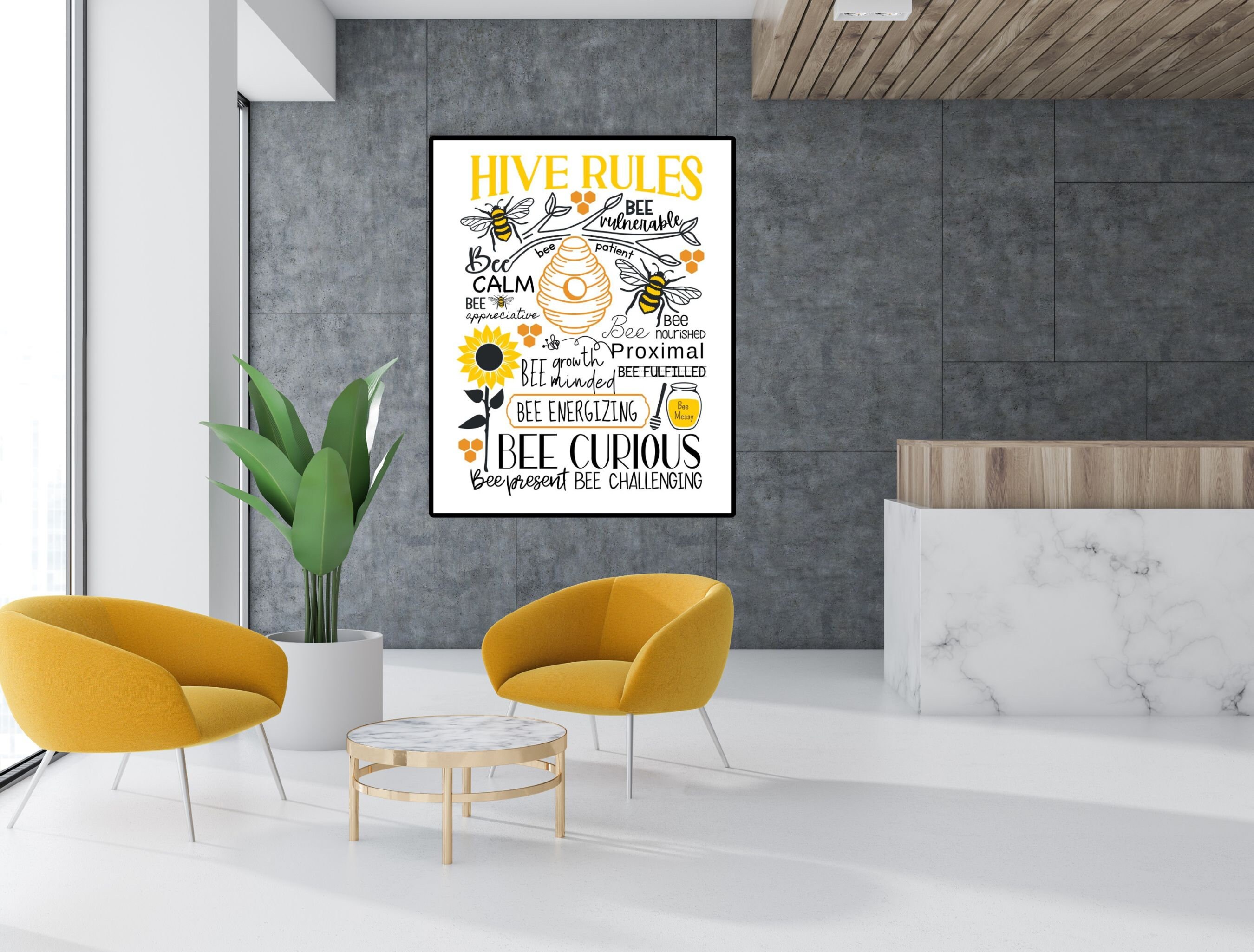 Bee-inspired Growth Mindset Poster With Bee Curious, Bee Patient, Bee ...