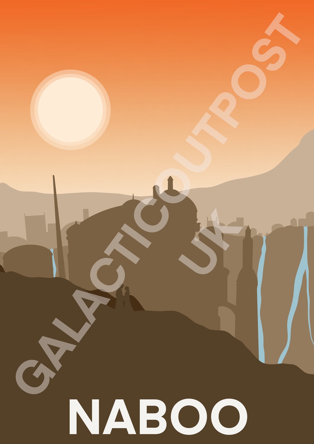 Star Wars Inspired Naboo Print A4 Digital PNG File - Etsy