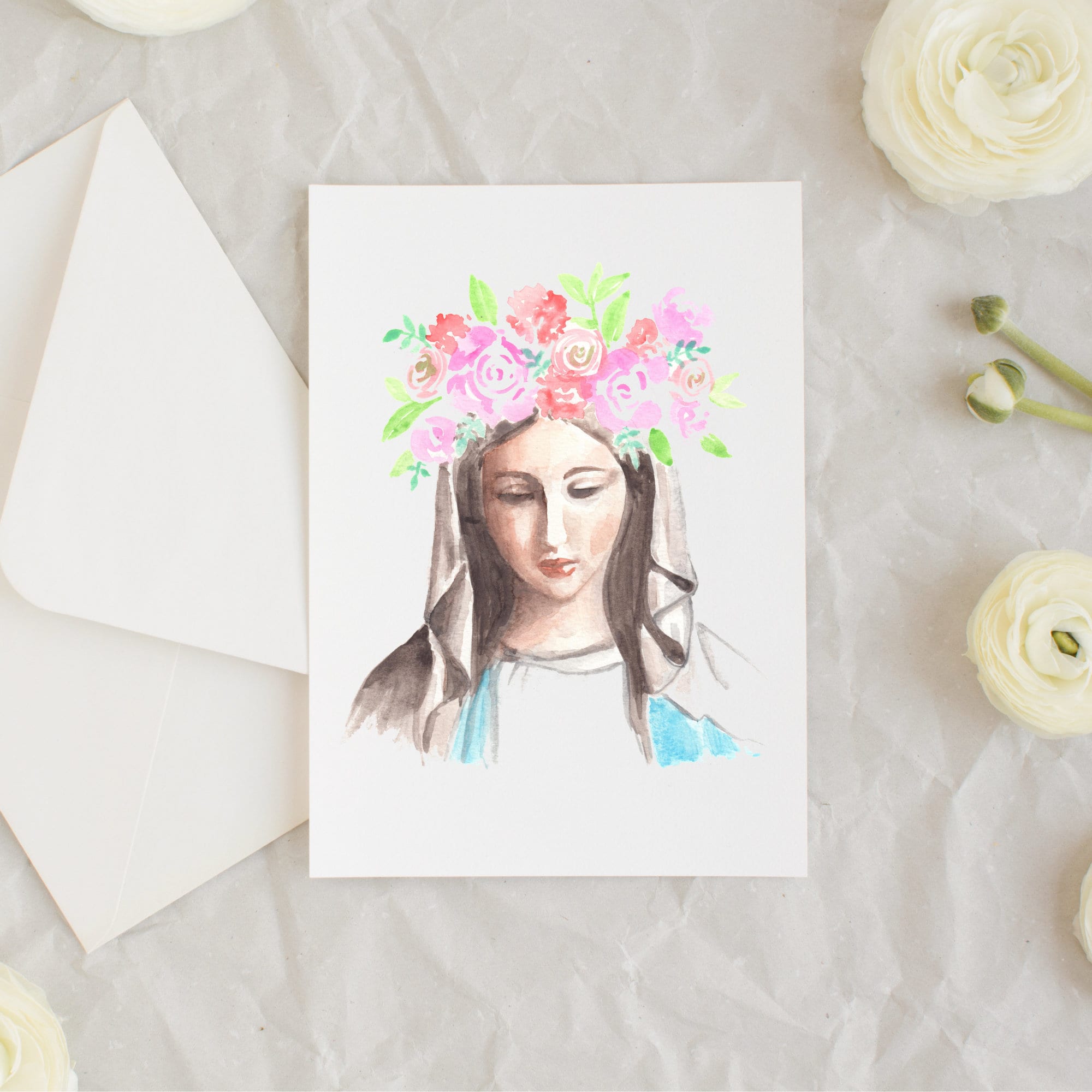 DIGITAL Prints, Mary May Crowning Art, Marian Art, Printable Wall Art ...