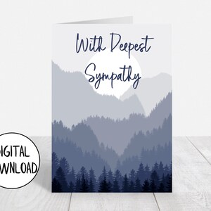 Printable Sympathy Card, Sympathy Card Digital, Grief Card Printable ...