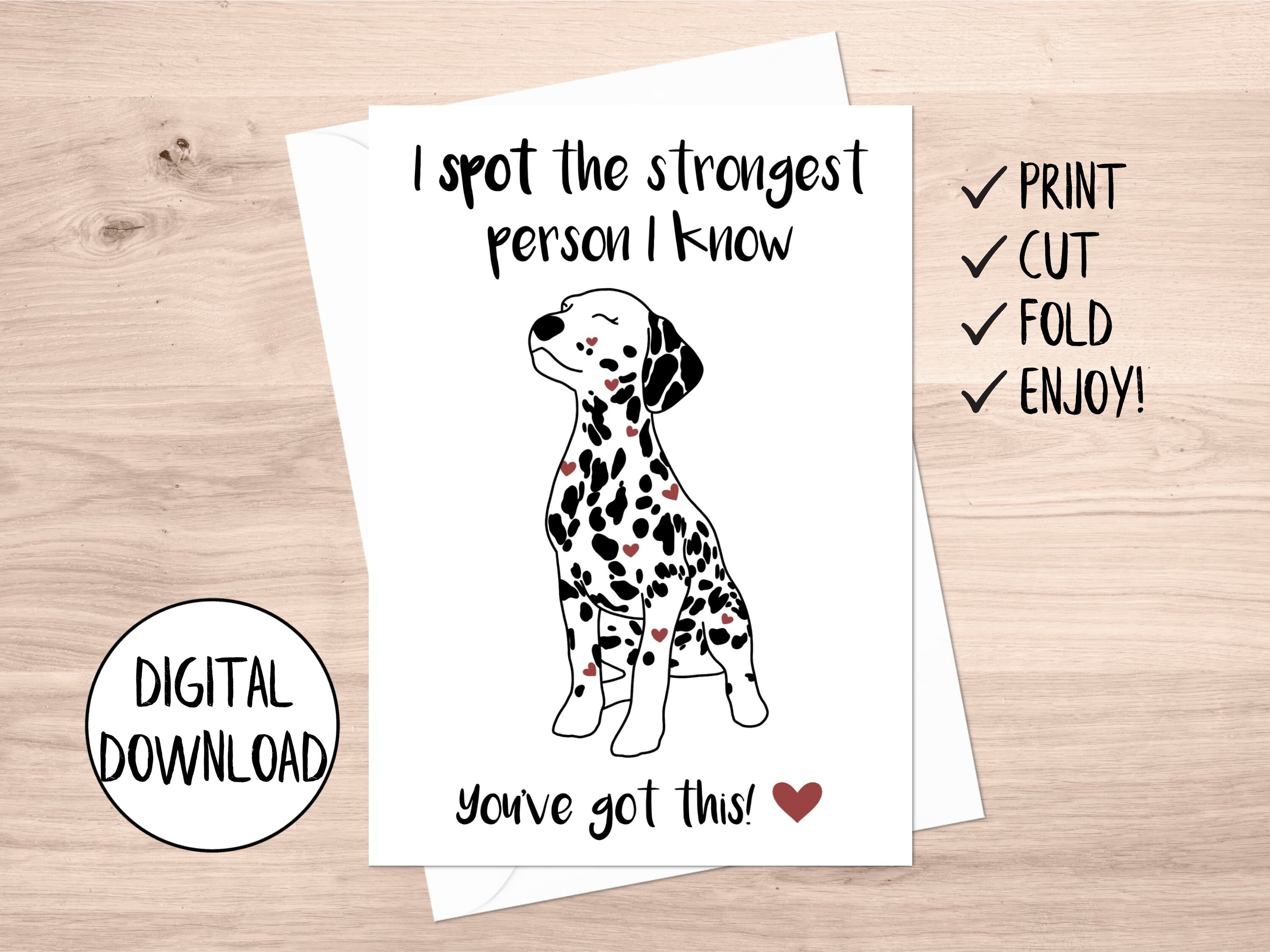 Printable Get Well Soon Card, Dog Get Well Card, Funny Get Well Card ...