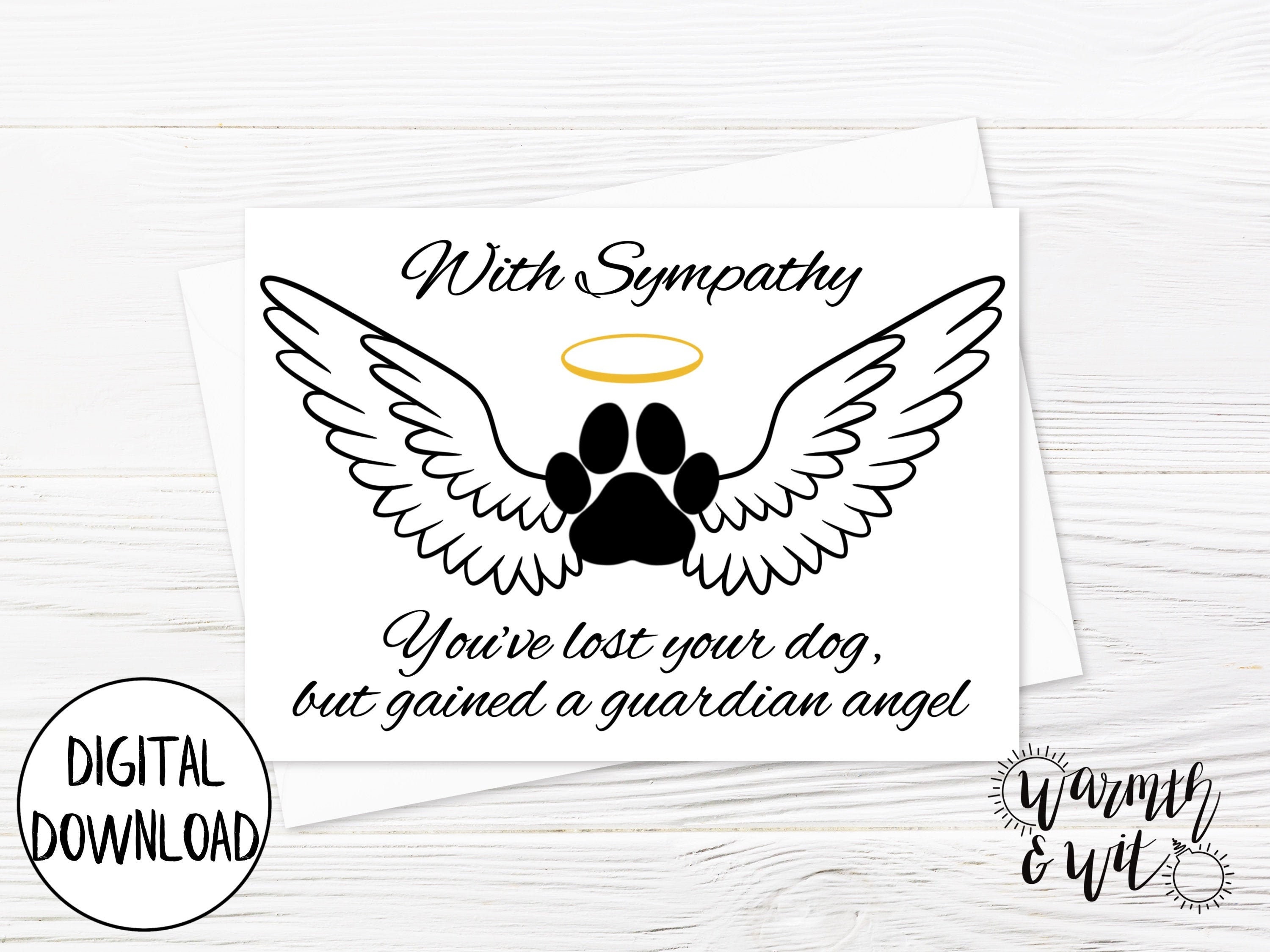 Dog Loss Card Dog Sympathy Card Printable Pet Loss Card Pet Etsy dog-loss-card-dog-sympathy-card-printable-pet-loss-card-pet-etsy