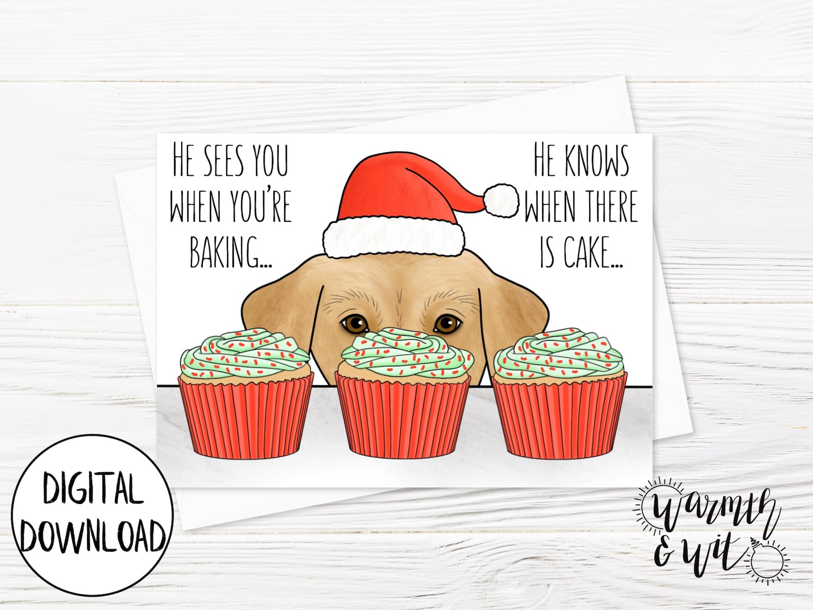 Printable Dog Christmas Card Funny, Christmas Card Dog, Dog Holiday ...