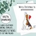 Printable Christmas Card Funny, Dog Christmas Card Digital, Christmas ...